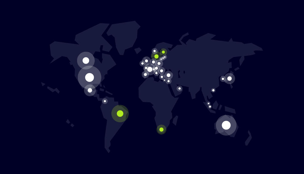 Global server list expanded to 4 new locations