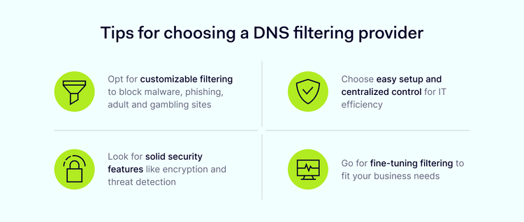 Choosing the Best DNS Filtering Solution for Your Business